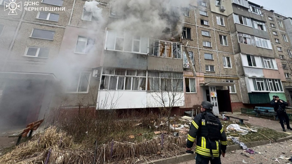 Powerful explosions heard in Ukraine's capital: AFP journalist ...